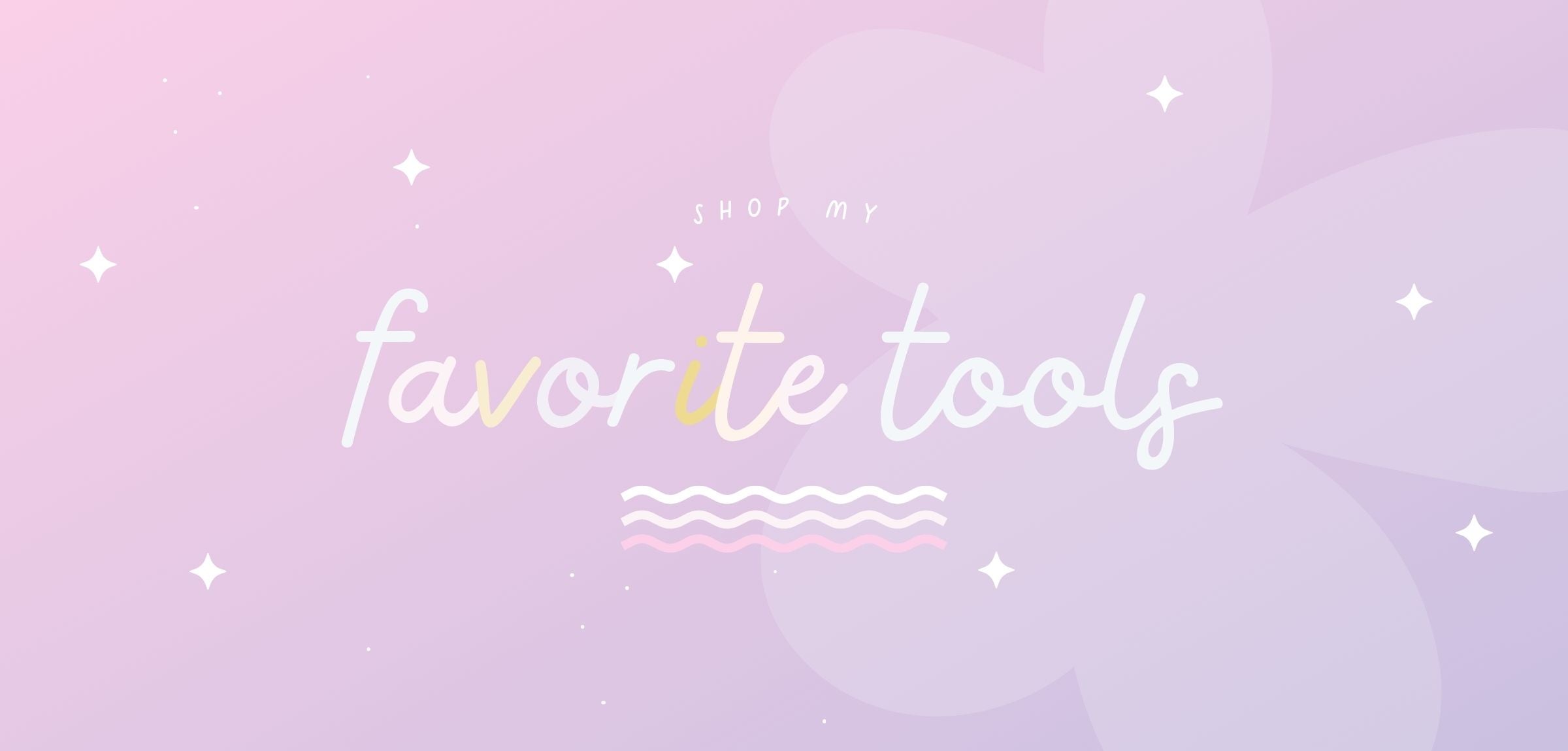 Shop my go-to materials I use for my patterns and for my business!