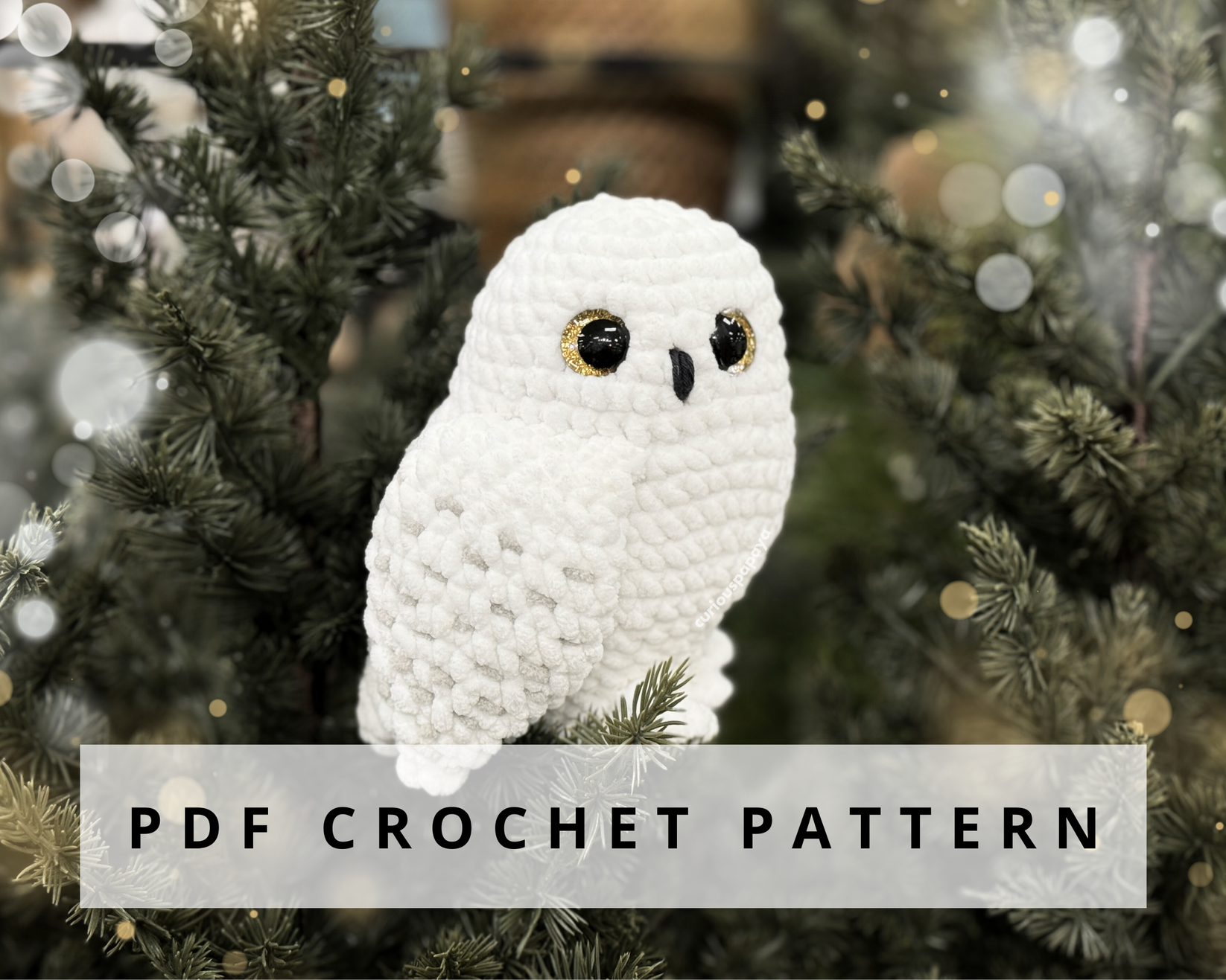 Snowy Owl Crochet Pattern – curiouspapaya
