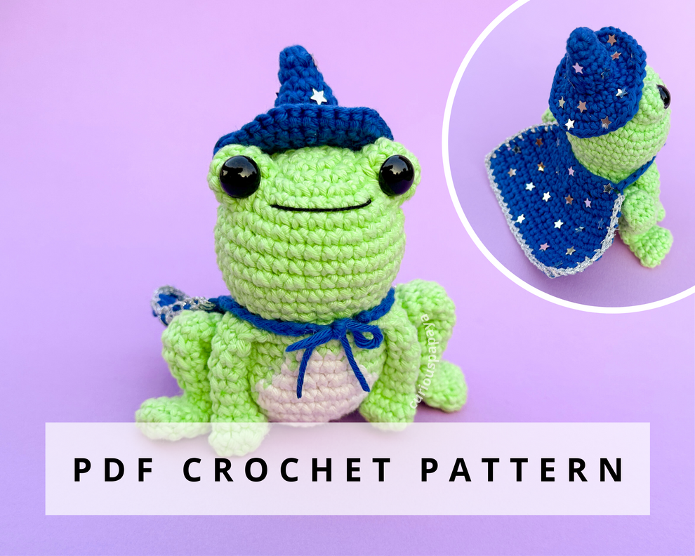 Frog Wizard Crochet Pattern – curiouspapaya