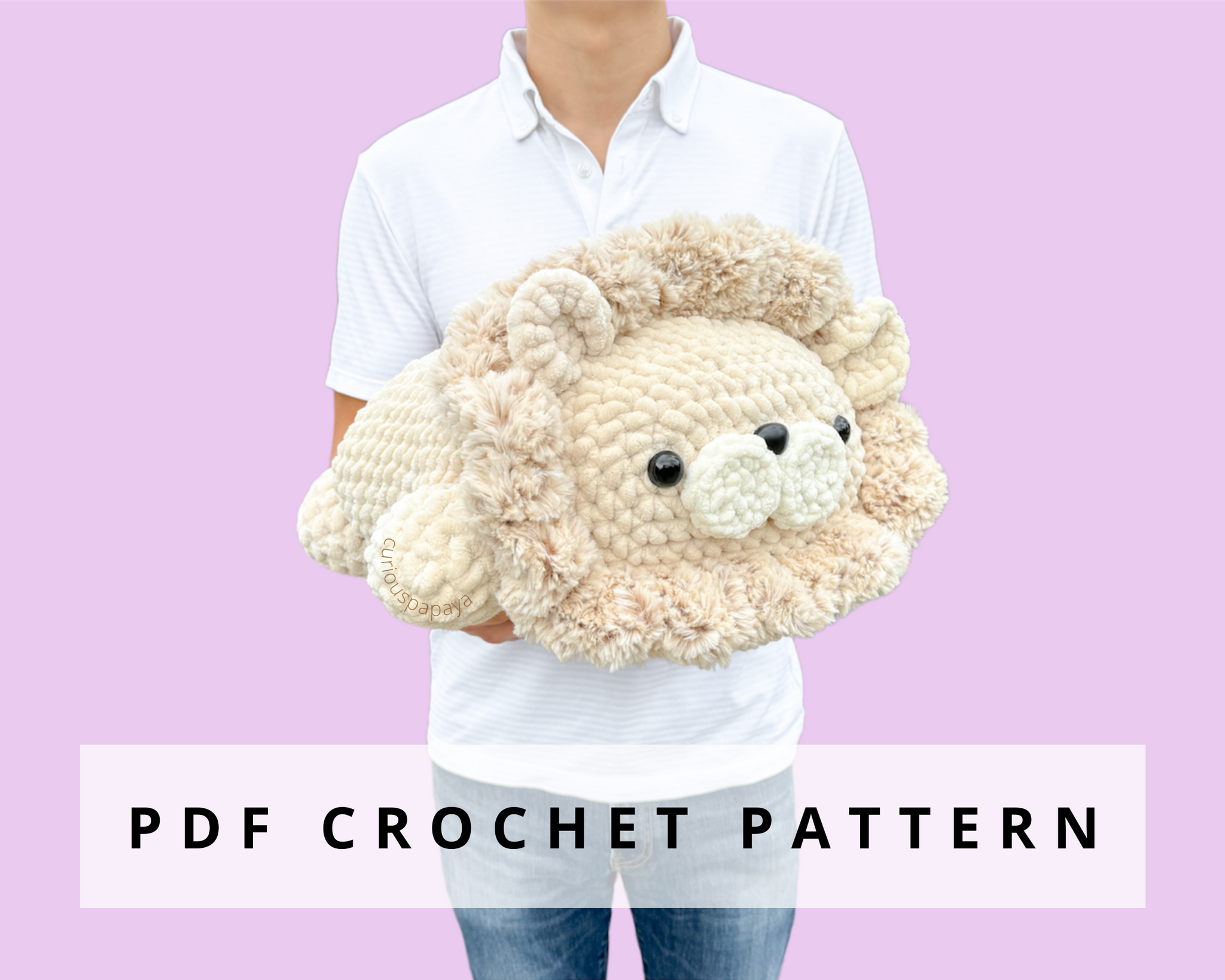 Giant Lion Crochet Pattern – curiouspapaya