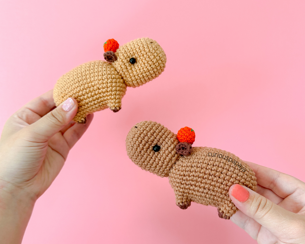 Capybara Crochet Pattern – curiouspapaya