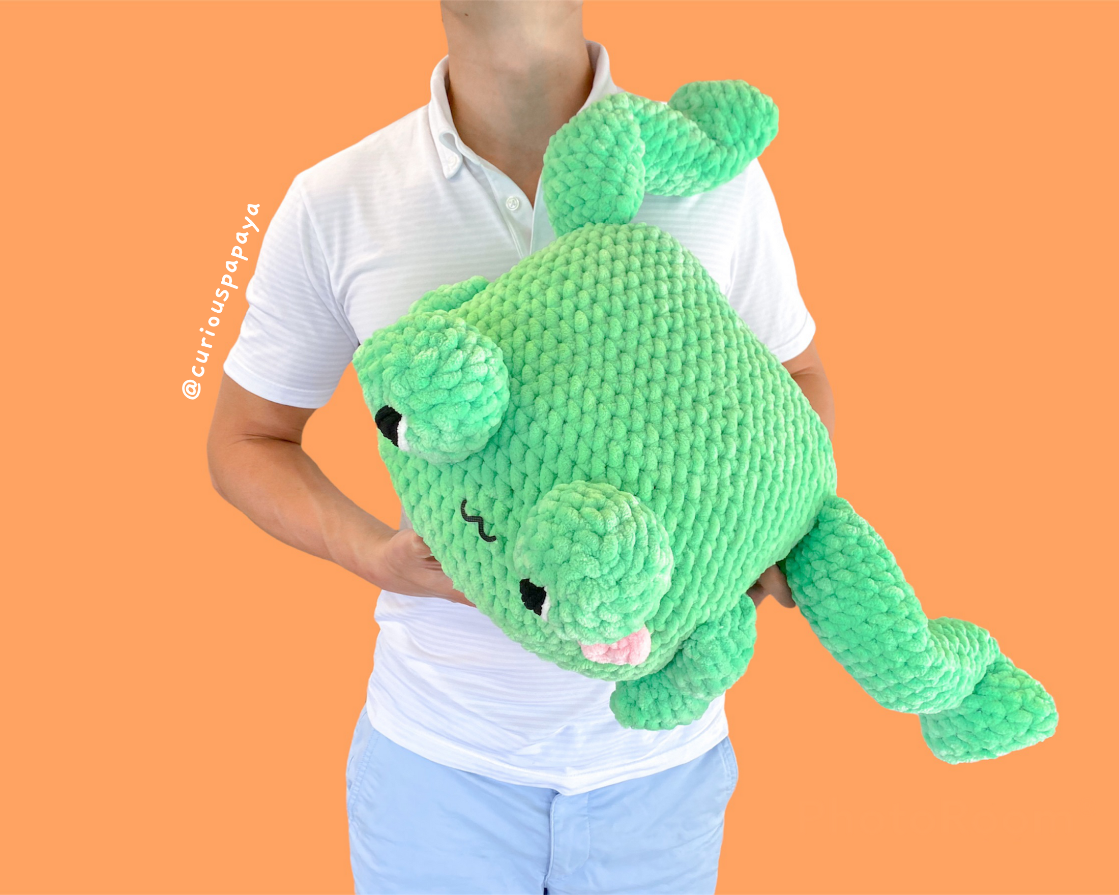 Giant Frog Crochet Pattern – curiouspapaya