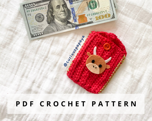 Red Envelope (Hong Bao) Crochet Pattern – curiouspapaya